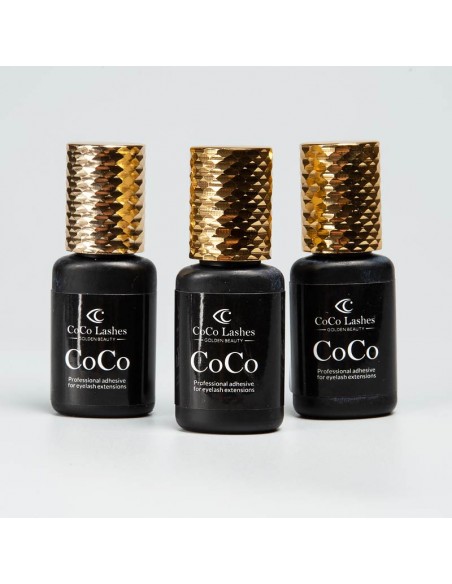 CoCo Gold Eyelash Glue By Golden Beauty - Eyelash Extensions Adhesive