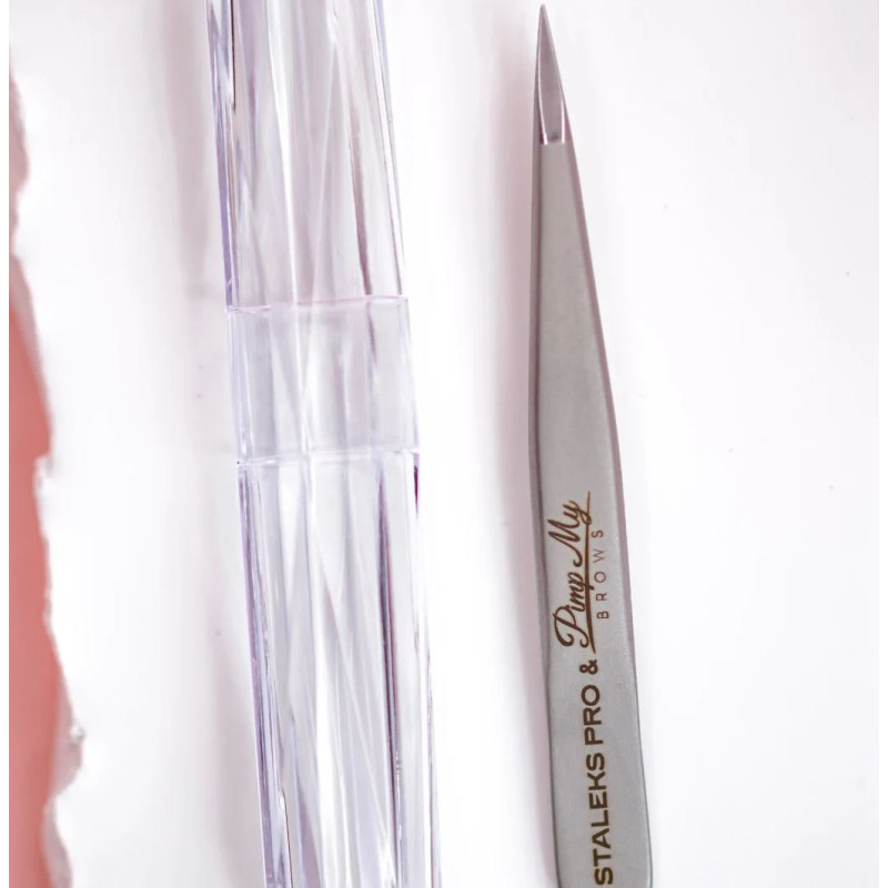 Eyebrow Tweezers TE-10/5 SB Pimp My Brows x STALEKS PRO